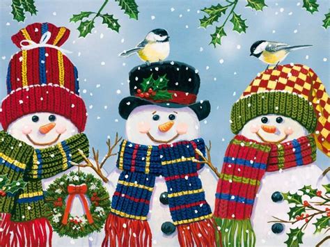Muñecos De Nieve Felices Y Alegres Puzzle Factory
