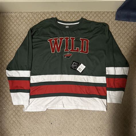 Vintage Minnesota Wild Nhl Hockey Jersey Came New Depop