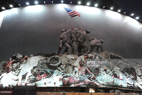 Large Anti American Banner At Tehrans Central Vali Asr Square Iran