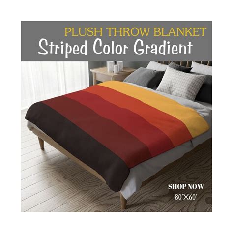 Old School Blanket T Color Striped Palette Soft Blanket For Adult