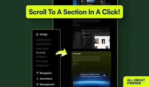 How To Create A Button That Scrolls To A Section On The Same Website In