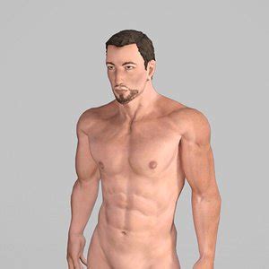 D Model Man Character Rigged Turbosquid