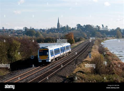 Chiltern Railways Class 172 Train Near King`s Sutton Northamptonshire