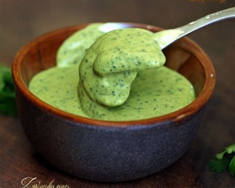 Receta Aderezo De Cilantro