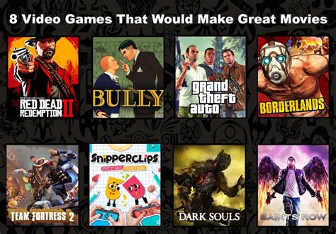 8 Video Games That Would Make Great Movies By Gamerliampro On Deviantart