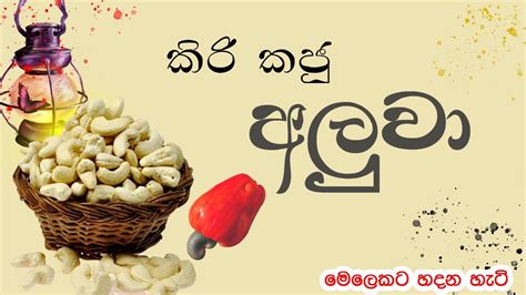 කජු කිරි අලුවා හදමු Youtube