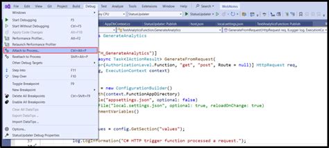 How To Remote Debug A Deployed Azure Function Using Visual Studio Jamie Maguire