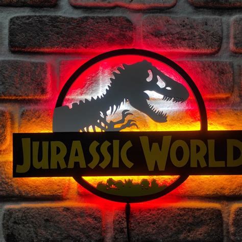 Jurassic Park Name Badge Etsy