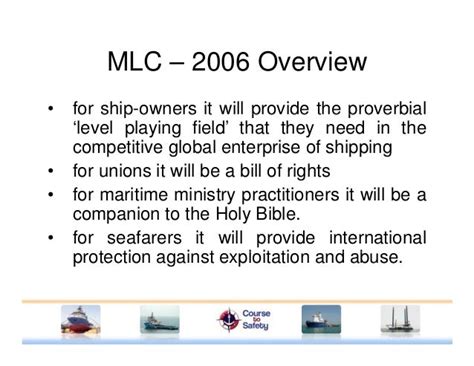 mlc 2006 general introduction and preparation