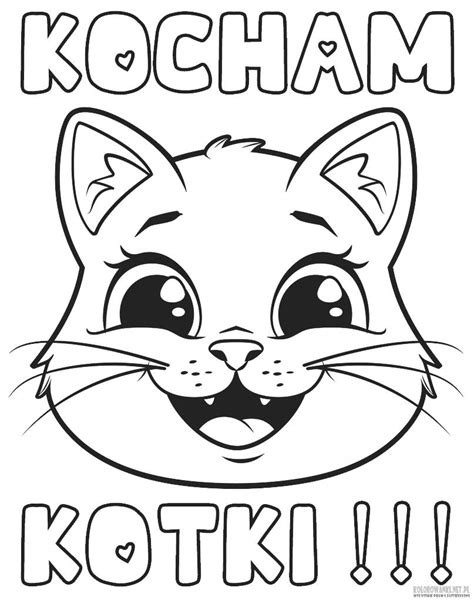 Kot Syjamski Kolorowanka Do Druku