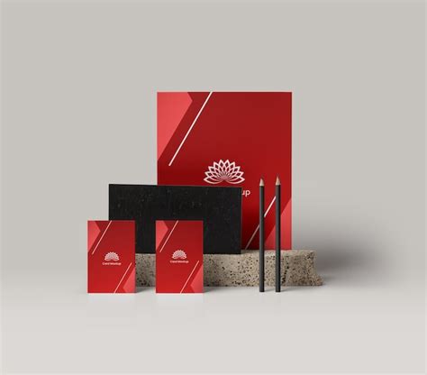 Premium Psd Stationery Letterhead Business And Pencil Mockup Psd