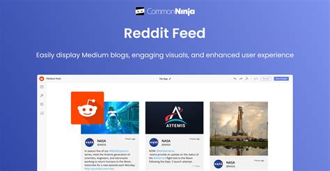 Free Reddit Feed Widget