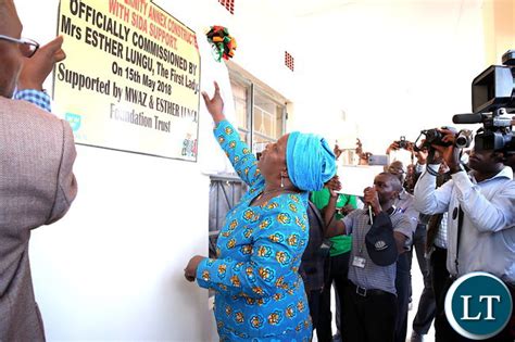 Zambia First Lady Esther Lungu In Lundazi