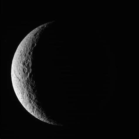 Nasa Cassini Image Rhea From 326 629 Kilometers Spaceref