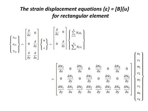 Shape Functions Of 1d And 2 D Rectangular Elementspptx Programming
