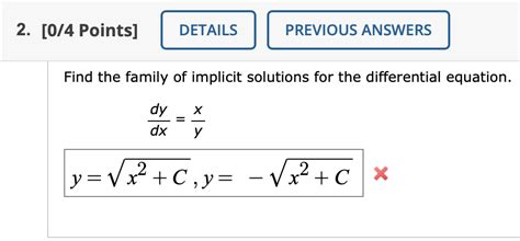 Solved 2 04 Points Details Previous Answers Find The