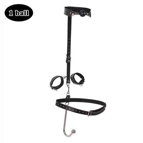 Male And Female Stainless Anal Hooks Bondage Kits Harnesses Extreme
