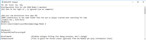 Troubleshooting Sega Model 2 Emulator Emulation Launchbox Community