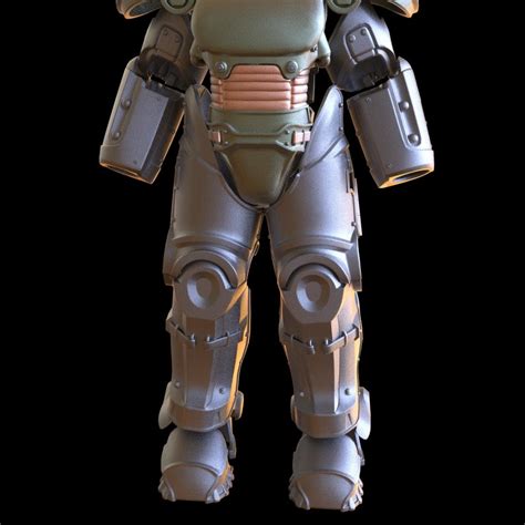 Fallout T 51b Wearable Power Armor 3d Stl And Papekura Model Etsy
