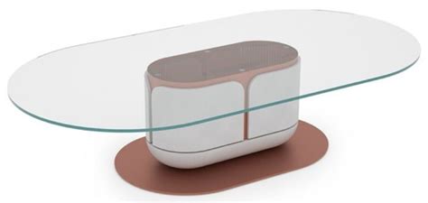 Casa Padrino Table Basse De Luxe Blanc Cuivre 150 X 80 X H 40 Cm Table De Salon Avec