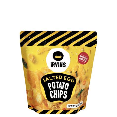 Irvins Salted Egg Potato Chips 80g Lazada