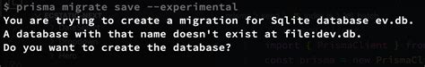 minor spelling error · issue 454 · prisma migrate · github