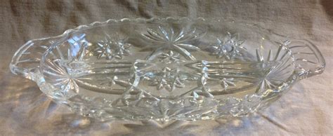 Vintage Glass Relish Dish By Anchor Hocking Haute Juice