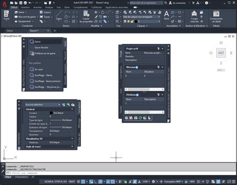 A Propos Des Composants De L Espace De Travail Autocad Mep Autodesk Knowledge Network