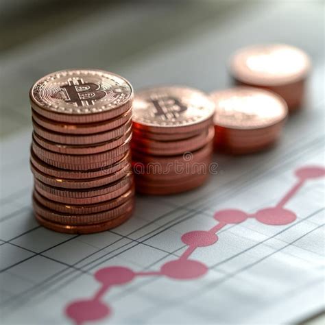 Bitcoin Growth Chart Stock Illustration Illustration Of Stack 336873230