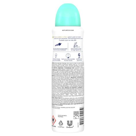 Dove Desodorante Antitranspirante Aerosol Go Fresh Pera Y Aloe Vera X