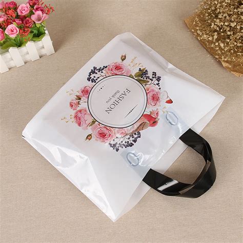 Biodegradable Soft Loop Handle Plastic Bag Biodegradable Plastic Bags
