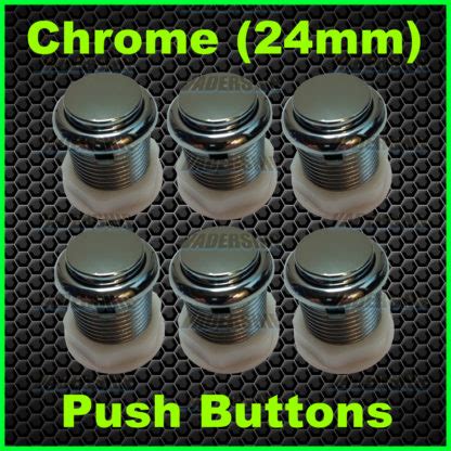 X Chrome Push BUTTONS Mm Vadership S Amusements Parts