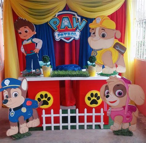 Patrulla Canina Paw Patrol Theme Party Paw Patrol Birthday Decorations