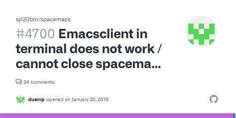 Emacsclient In Terminal Does Not Work Cannot Close Spacemacs After Using Client In Terminal