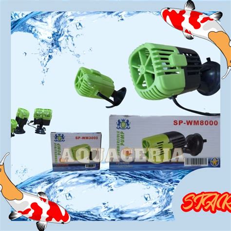 Jual Mesin Pembuat Arus Air Aquarium Wave Maker Sp 8000 Mesin Gelombang