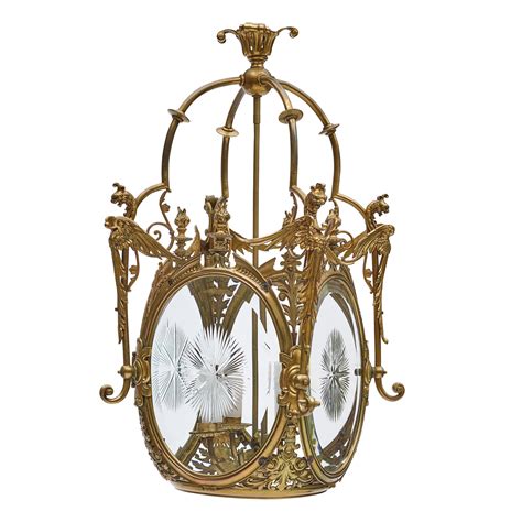 Bonhams A Neo Gothic Bronze And Glass Lantern20th Century