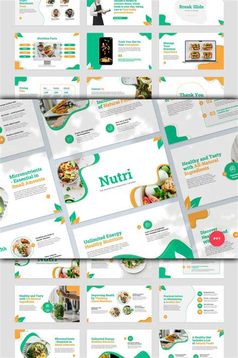 Diet And Nutrition Powerpoint Template Masterbundles