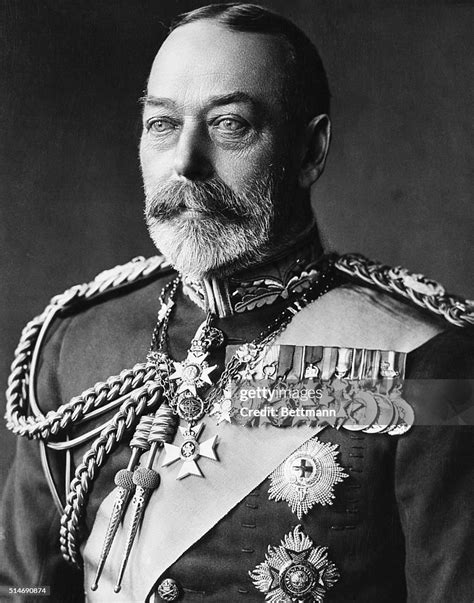 King George V Of England After His Empire Jubilee Year Celebrating 25
