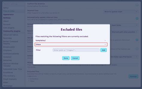 Excluded Files Doesn T Work For Unlinked Mentions In Outgoing Links