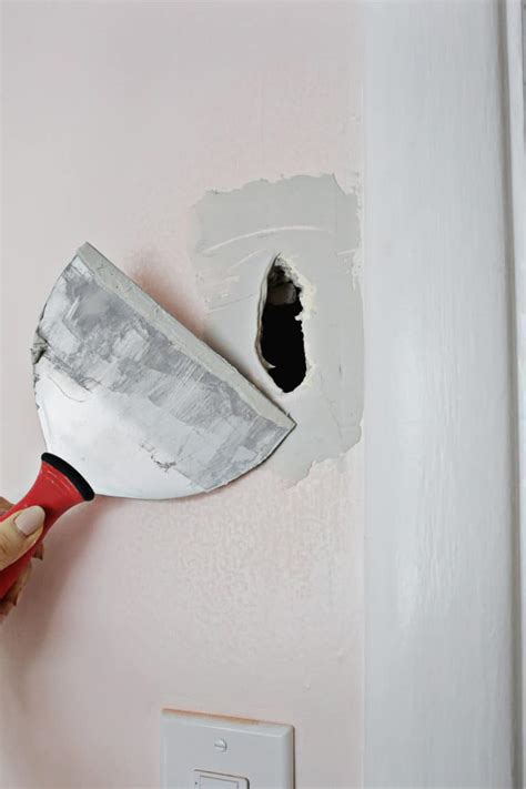 Easy Hack To Patch A Drywall Hole A Beautiful Mess
