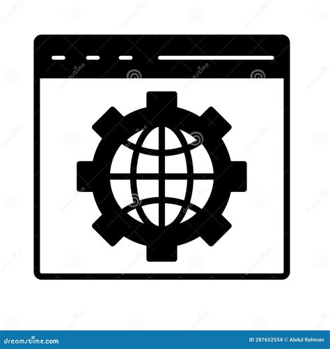 Configuration Vector Icon Which Can Easily Modify Or Edit Stock