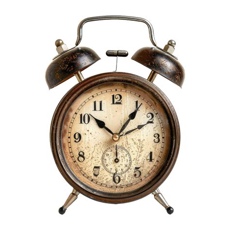 Vintage Alarm Clock 49576116 Png