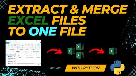 Merge Multiple Excel Files To One File With Python Tutorial For Beginners YouTube
