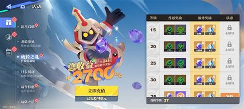 成长礼包活动界面王者荣耀星之破晓更多截图关注贝吉塔王子
