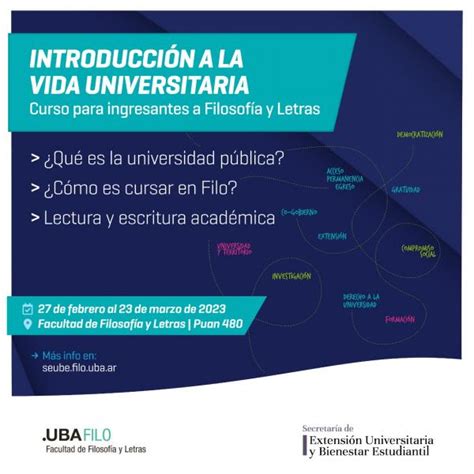 Curso para ingresantes 2023 Introducción a la vida universitaria