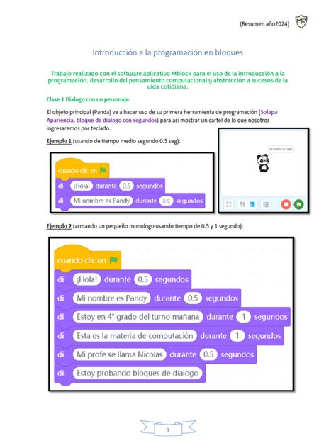 Introducción A La Programación En Bloques Descargar Gratis Pdf