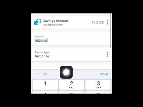 The New Capitec App Transfer Money From Your Account To Your Other Account Youtube