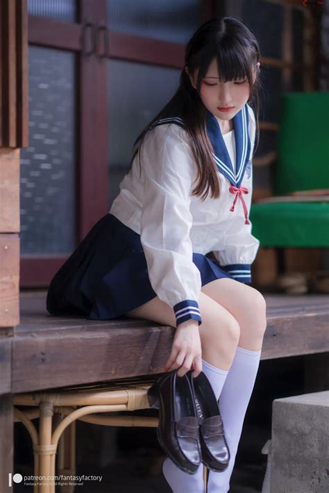Fantasy Factory 小丁 Xiao Ding High School Girl 54 Photos