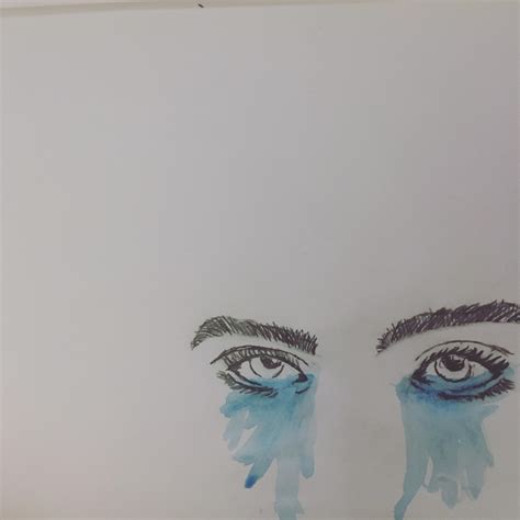 Billie Eilish Watercolor Sketch Ocean Eyes Rbillieeilish