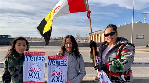 Protesters Rally Against Keystone Pipeline Ahead Of Court Hearing In Great Falls